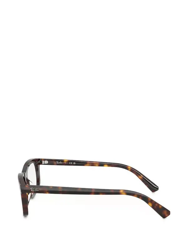 Ray-ban Tortoiseshell-effect Rectangle-frame Eyeglasses