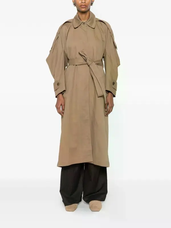UMA WANG Belted Trench Coat