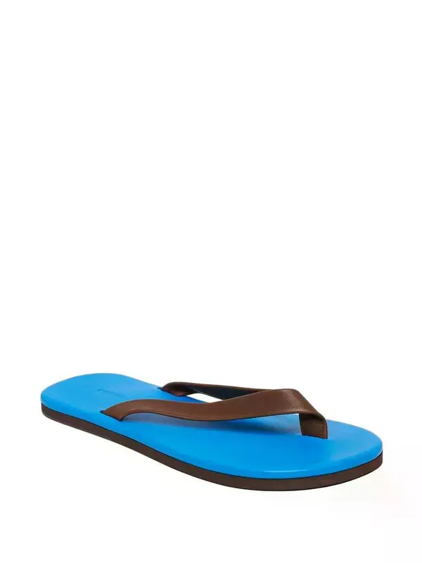Auralee Soft Leather Flip Flops