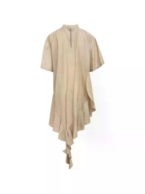YCH Asymmetric Hem Mini Dress - Neutrals