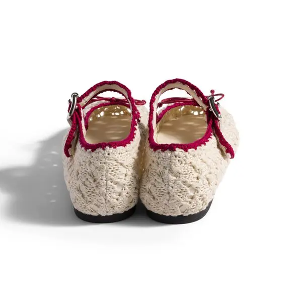 Miu Miu Crochet Ballerinas