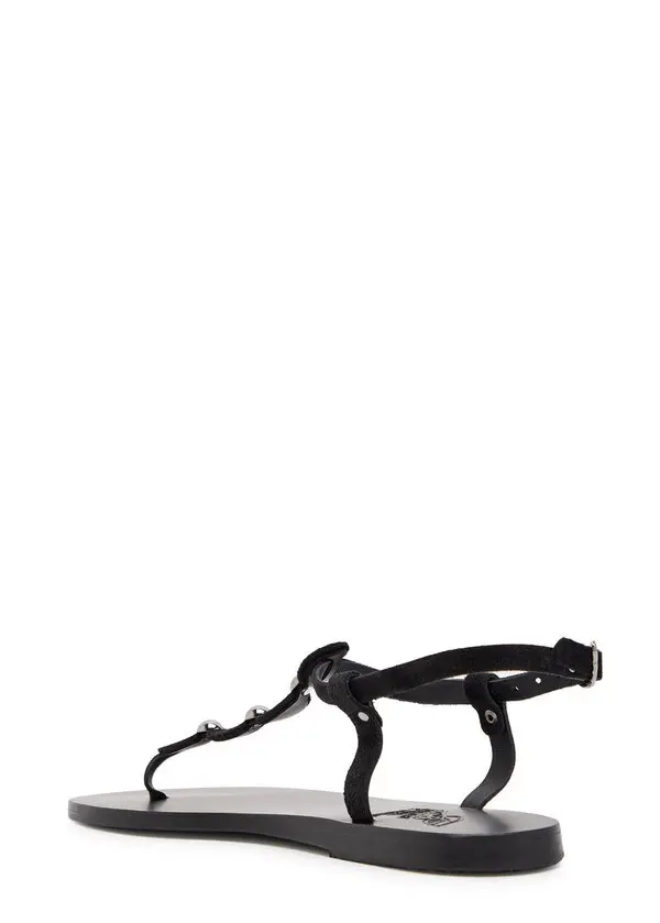 ANCIENT GREEK SANDALS Ilida Studded Suede Sandals