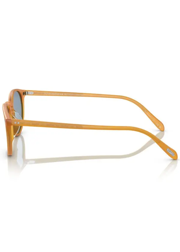 Oliver Spencer Riley Sun Round-frame Sunglasses - Orange