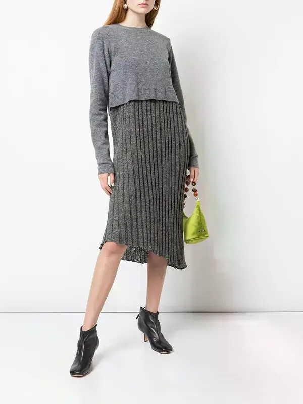 JW Anderson Two-layer Pleated Dress