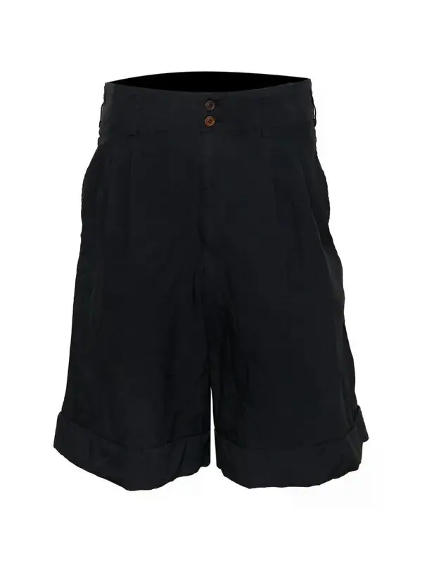 Comme Des Garçons Pleated Turn-up Shorts