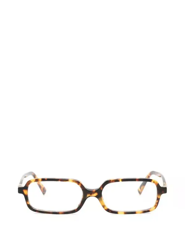 Miu Miu Rectangle Glasses - Brown