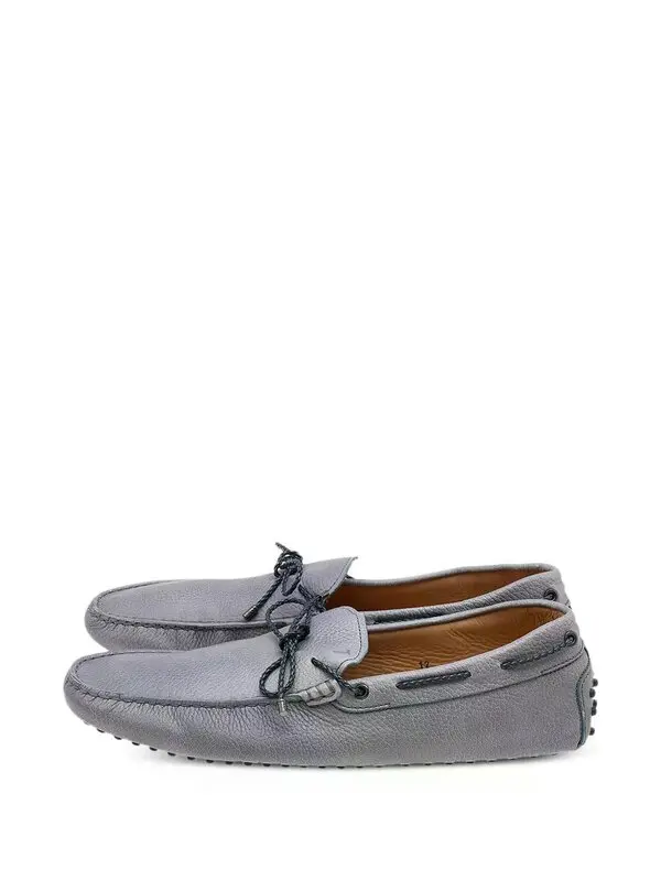 TOD'S Braided-bow Loafers