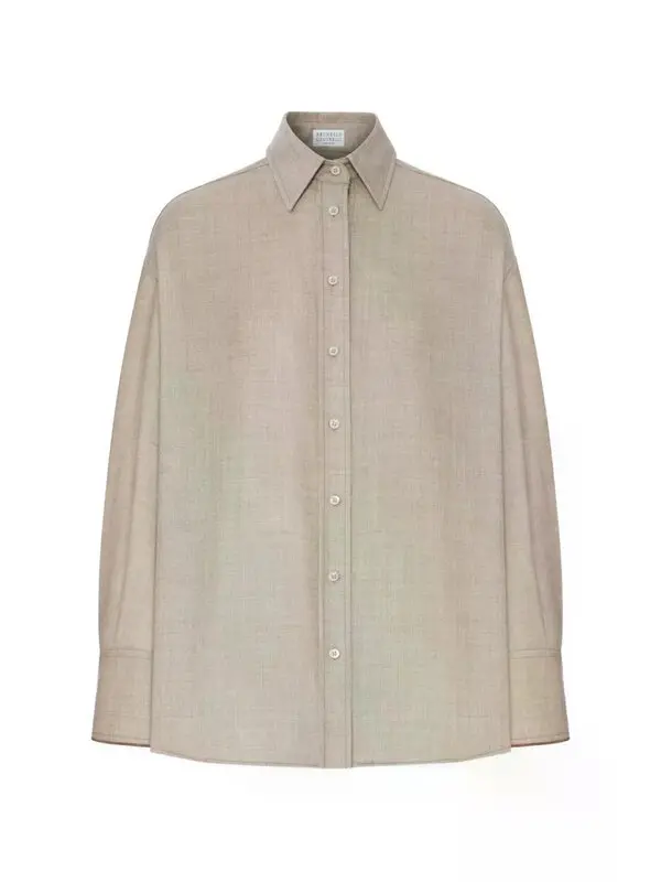 Brunello Cucinelli Cashmere Long-sleeve Shirt