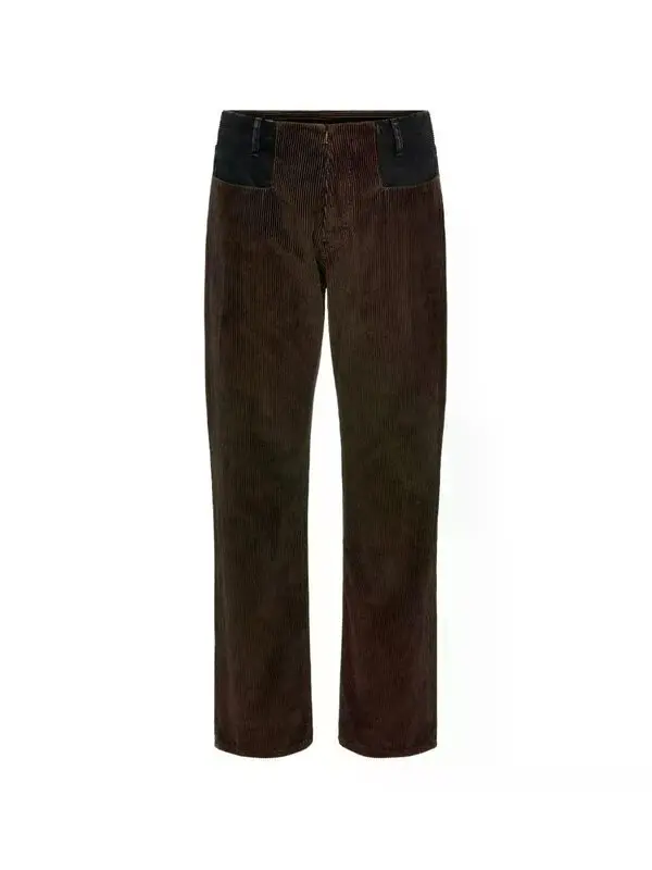 MAISON MARGIELA Corduroy Straight-leg Trousers - Brown