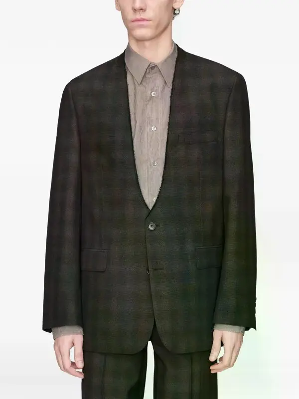 MAISON MARGIELA Virgin Wool Single-breasted Blazer