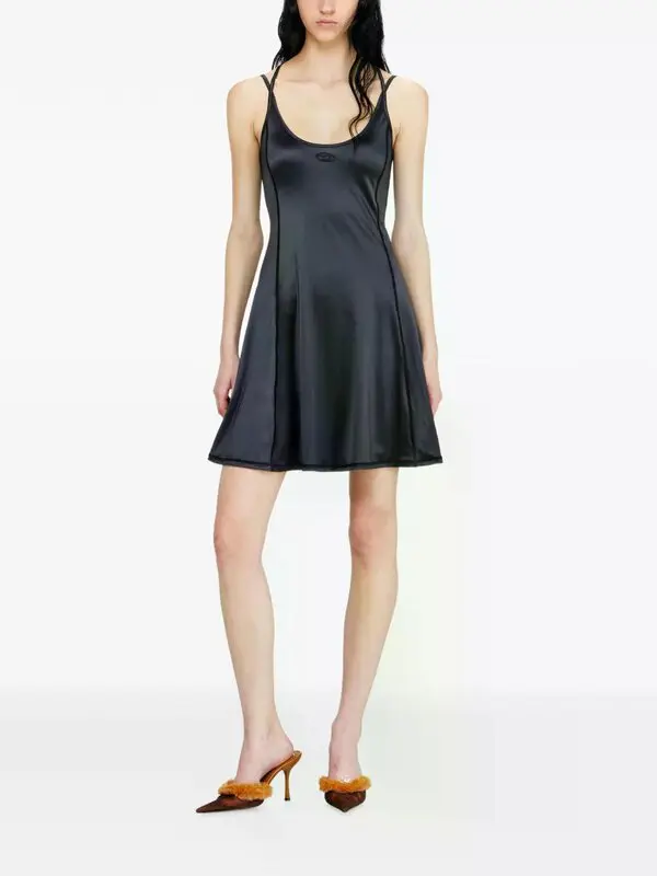 DIESEL® D-immy Flared Mini Dress - Grey