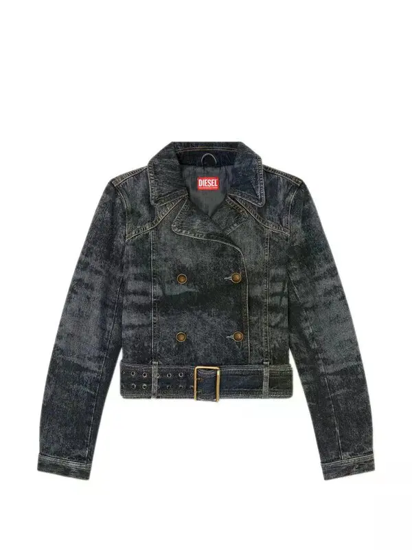 DIESEL® De-legend Belted Denim Jacket