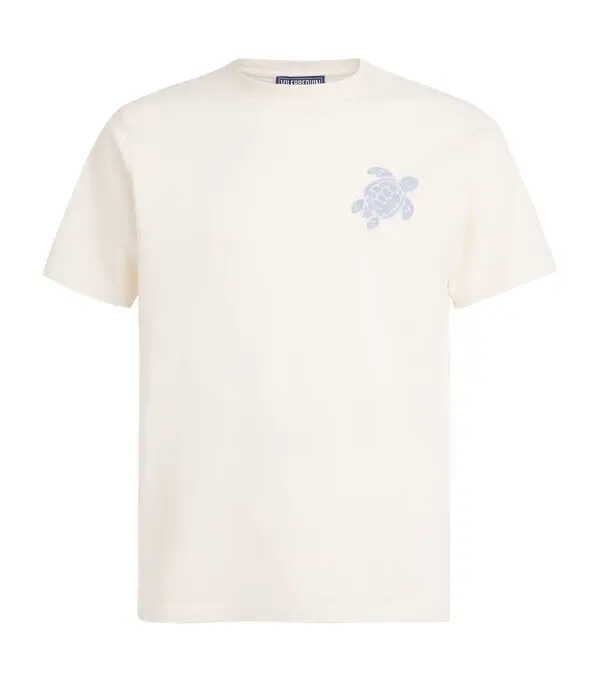 Vilebrequin Organic Cotton Embroidered T-shirt - White