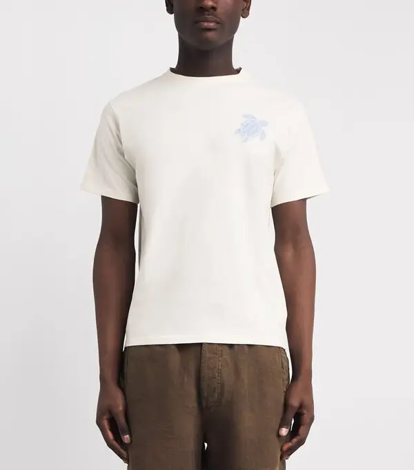 Vilebrequin Organic Cotton Embroidered T-shirt - White