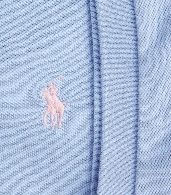 Polo Ralph Lauren Cotton Mesh Custom-fit Polo Shirt - Blue