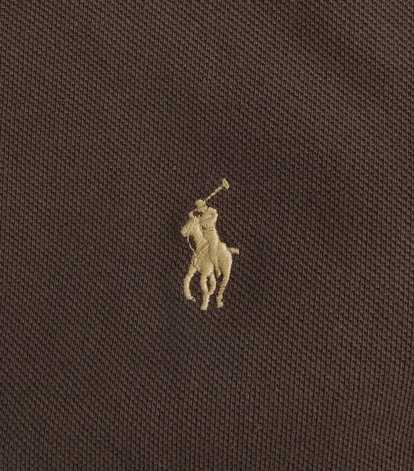 Polo Ralph Lauren Cotton Mesh Custom-fit Polo Shirt - Brown