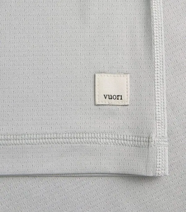 Vuori Tradewind Performance 2.0 Crewneck T-shirt - Grey