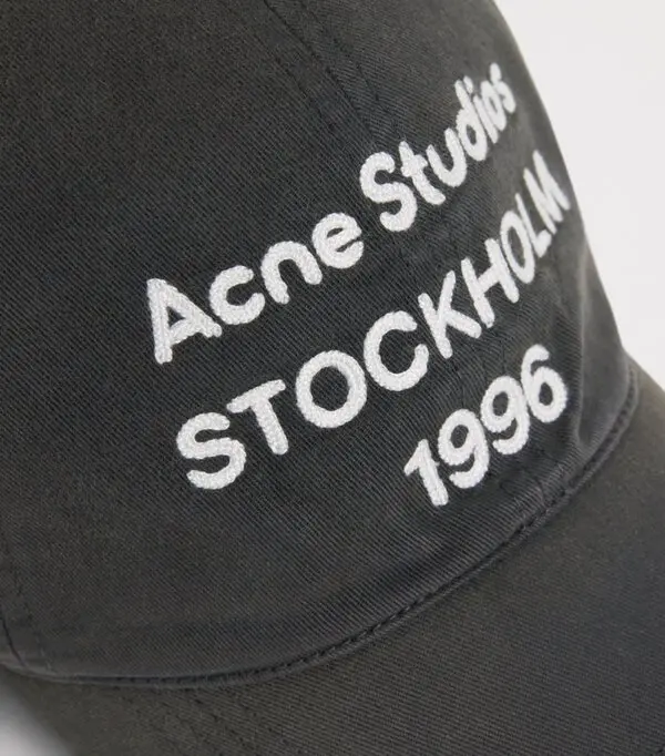 Acne Studios Cotton Logo Baseball Cap
