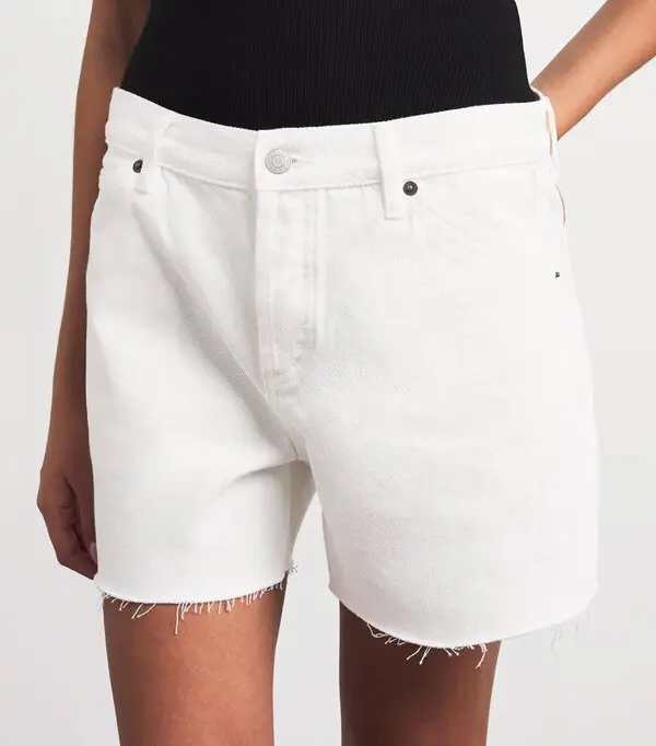 Still Here Raw Edge Denim Shorts