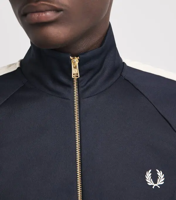 Fred Perry Embroidered Taped Track Jacket