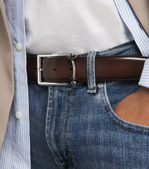 CHRISTIAN LOUBOUTIN Chambeliss Leather Belt