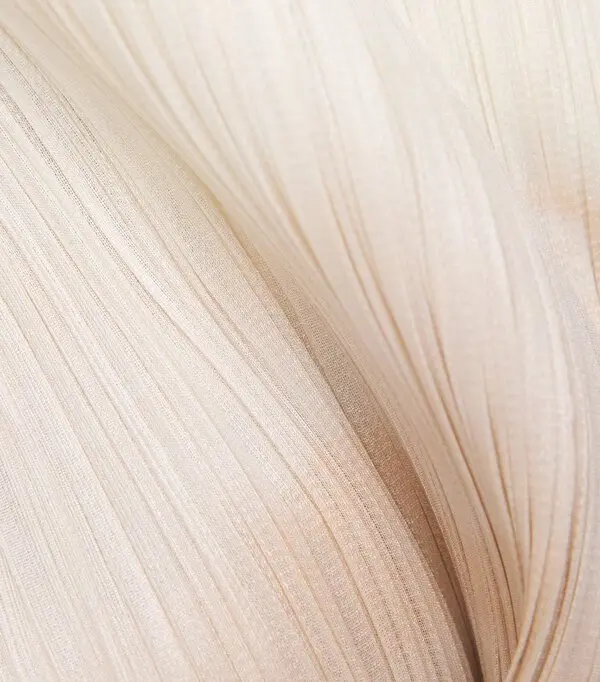 Issey Miyake Midi Skirt - Beige