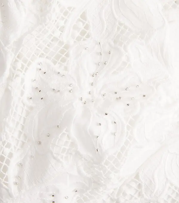 Sandro Guipure Lace Mini Dress