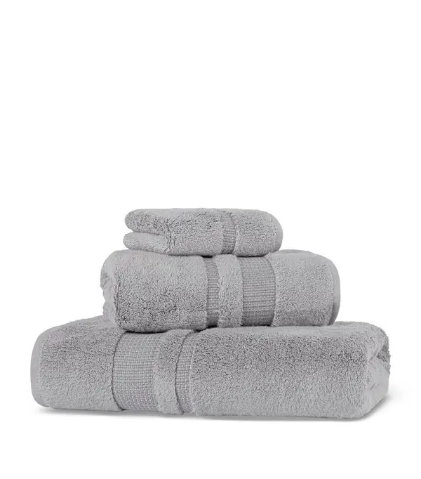 HAMAM Cotton Pera Hand Towel - Grey