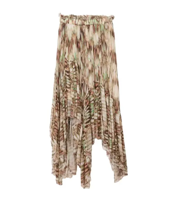 ALLSAINTS Printed Danae Maxi Skirt - Pink