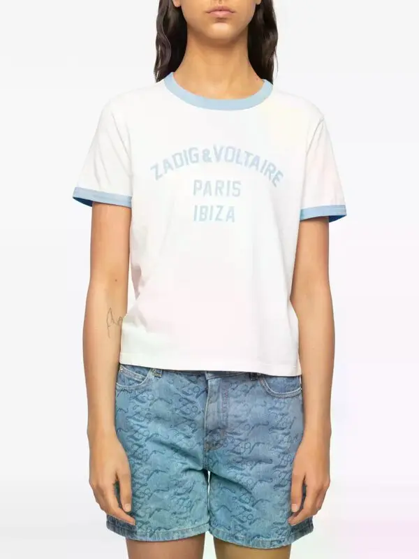 Zadig&Voltaire Logo-print Ringer T-shirt