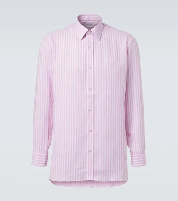 Charvet Striped Linen Shirt