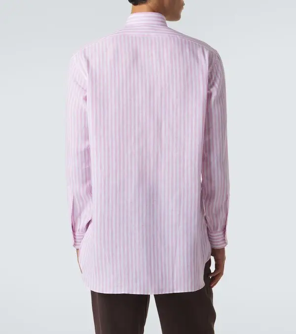 Charvet Striped Linen Shirt