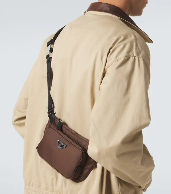 Prada Re-nylon Shoulder Bag - Brown