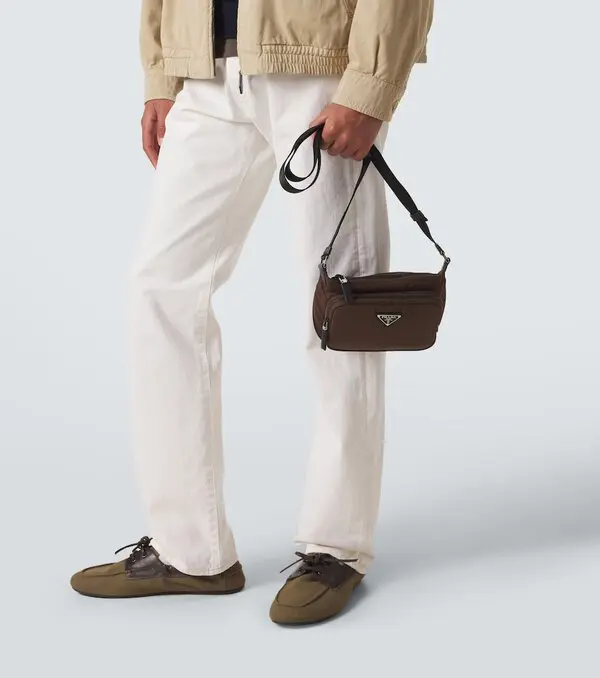 Prada Re-nylon Shoulder Bag - Brown