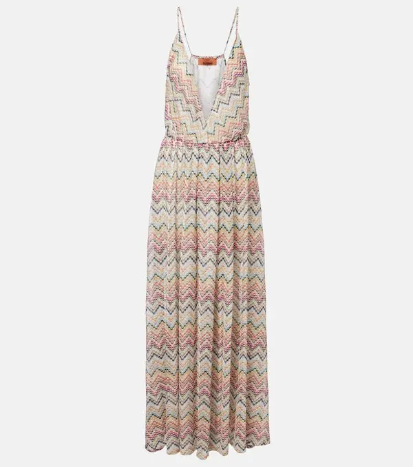 Missoni Zig Zag Maxi Dress - Multicoloured