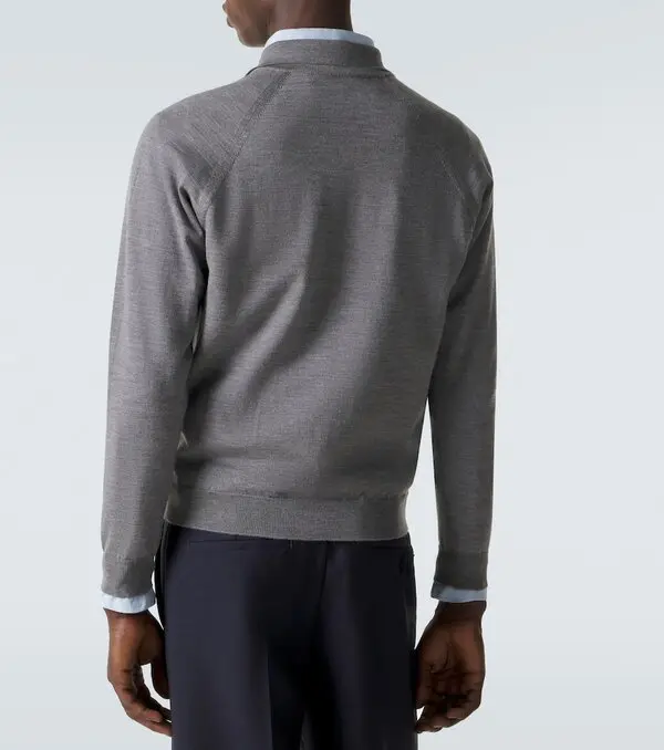 Miu Miu Virgin Wool Polo Sweater