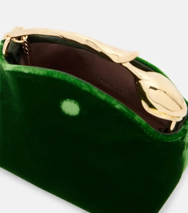 Erdem Bloom Micro Velvet Top-handle Bag