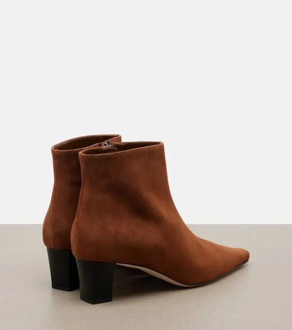 Manolo Blahnik Suede Ankle Boots
