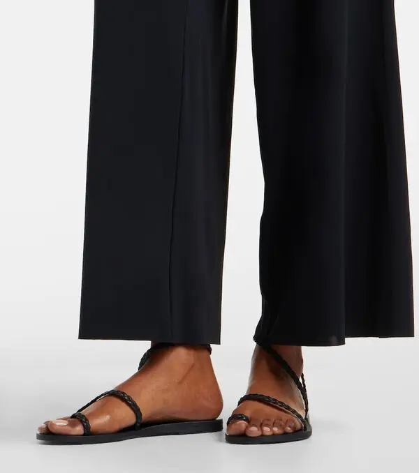 ERES Zelie Jersey Wide-leg Trousers - Black