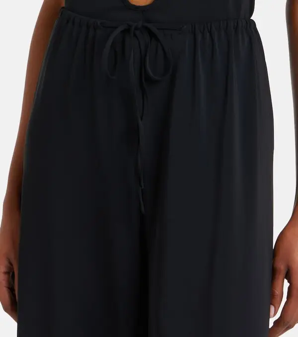 ERES Zelie Jersey Wide-leg Trousers - Black