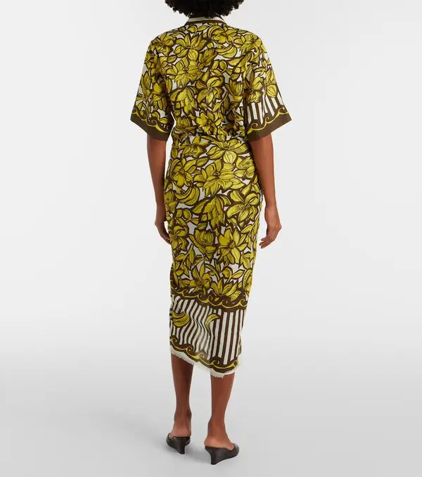 ALEMAIS Mona Floral Cotton Beach Cover-up