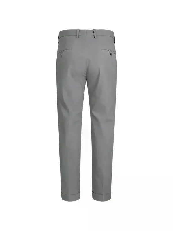 GTA Pleated Turn-up Trousers - Grey