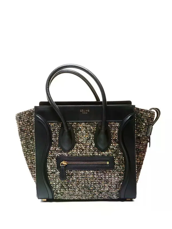 Celine Luggage Micro Shopper Handbag