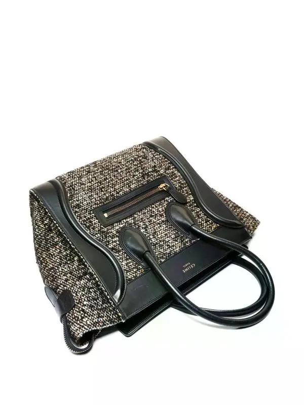 Celine Luggage Micro Shopper Handbag