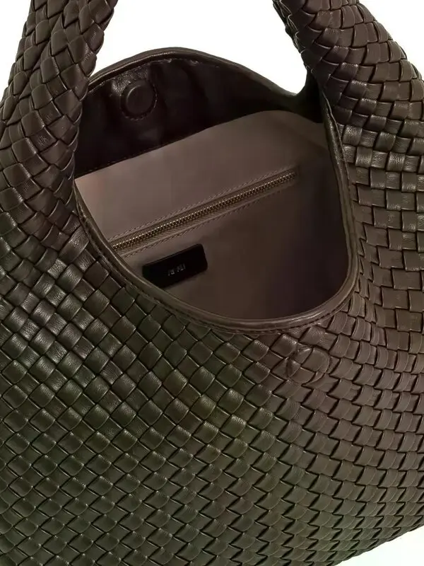 Jw Pei Laura Woven Shoulder Bag - Brown