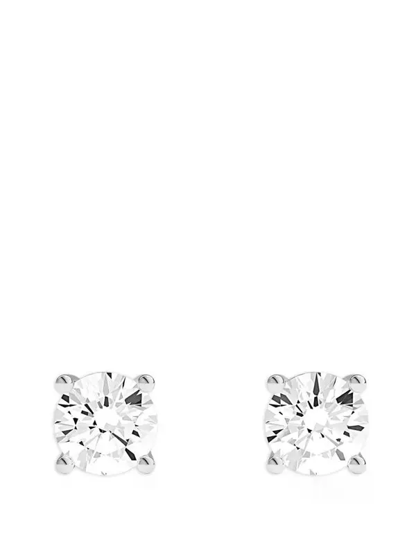 APM MONACO Promesse Stud Earrings - Silver