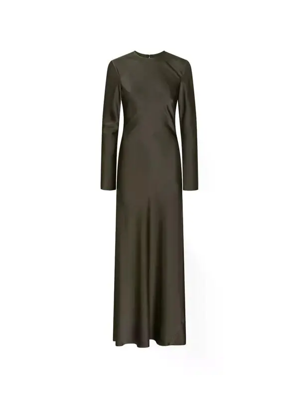 ROTATE BY BIRGER CHRISTENSEN Round Neck Maxi Dress - Green