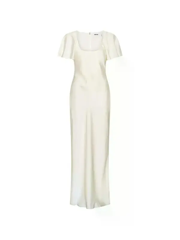ROTATE BY BIRGER CHRISTENSEN Ruffled Maxi Dress