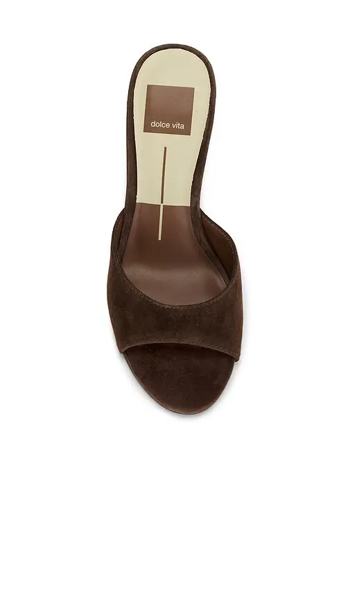 Dolce Vita Rosha Suede Heeled Sandal - Brown