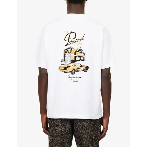 PERCIVAL Alistair Graphic-print Cotton T-shirt